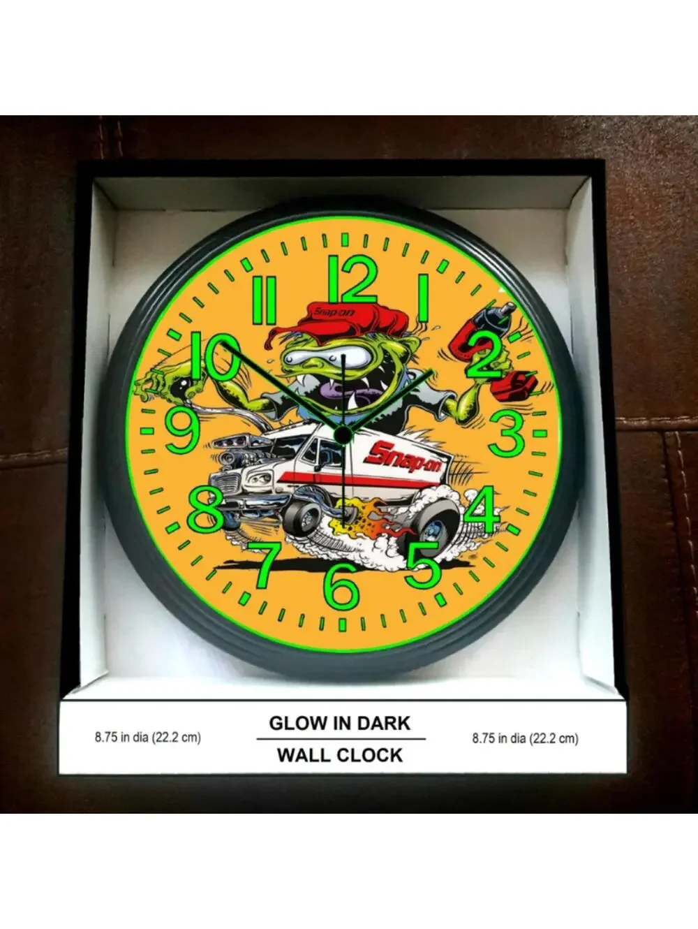 Wall Decor | Snap On Snapon Tool Tools Glow In The Dark Wall Clock New ...